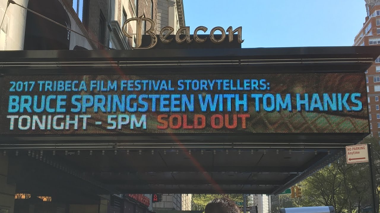 Bruce Springsteen with Tom Hanks 2017 Tribeca Film Festival ...