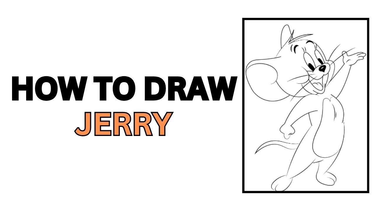 How to draw Jerry/Tom and Jerry cartoon drawing | Drawing Easy - YouTube