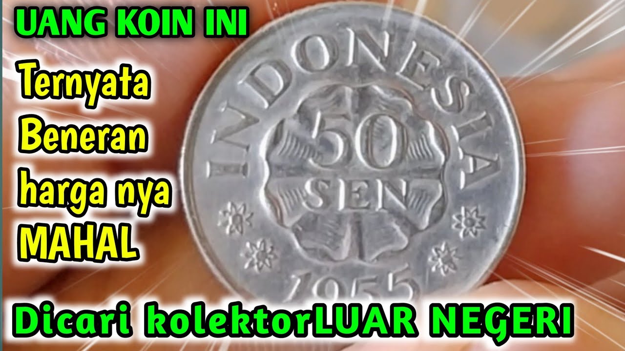 UANG KOIN 50 SEN 1952 & REVIEW & DAFTAR HARGA DI LUAR NEGERI @koinkuno ...