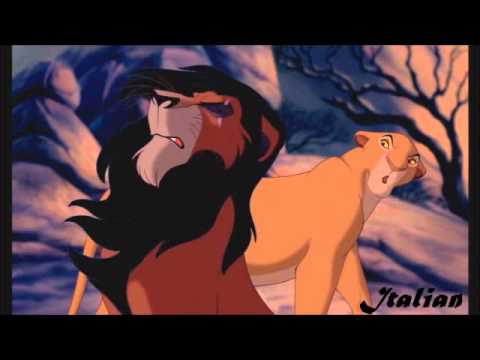 *The lion king : scar hits sarabi (one line multilanguage)*