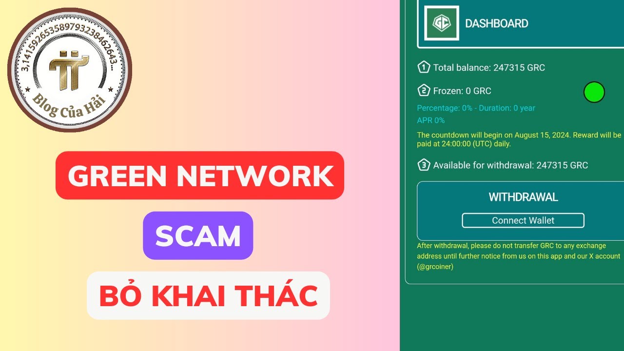 Green Network Scam Còn Nhiều Dự Án Chất Lượng Khác l Blog Của Hải - YouTube