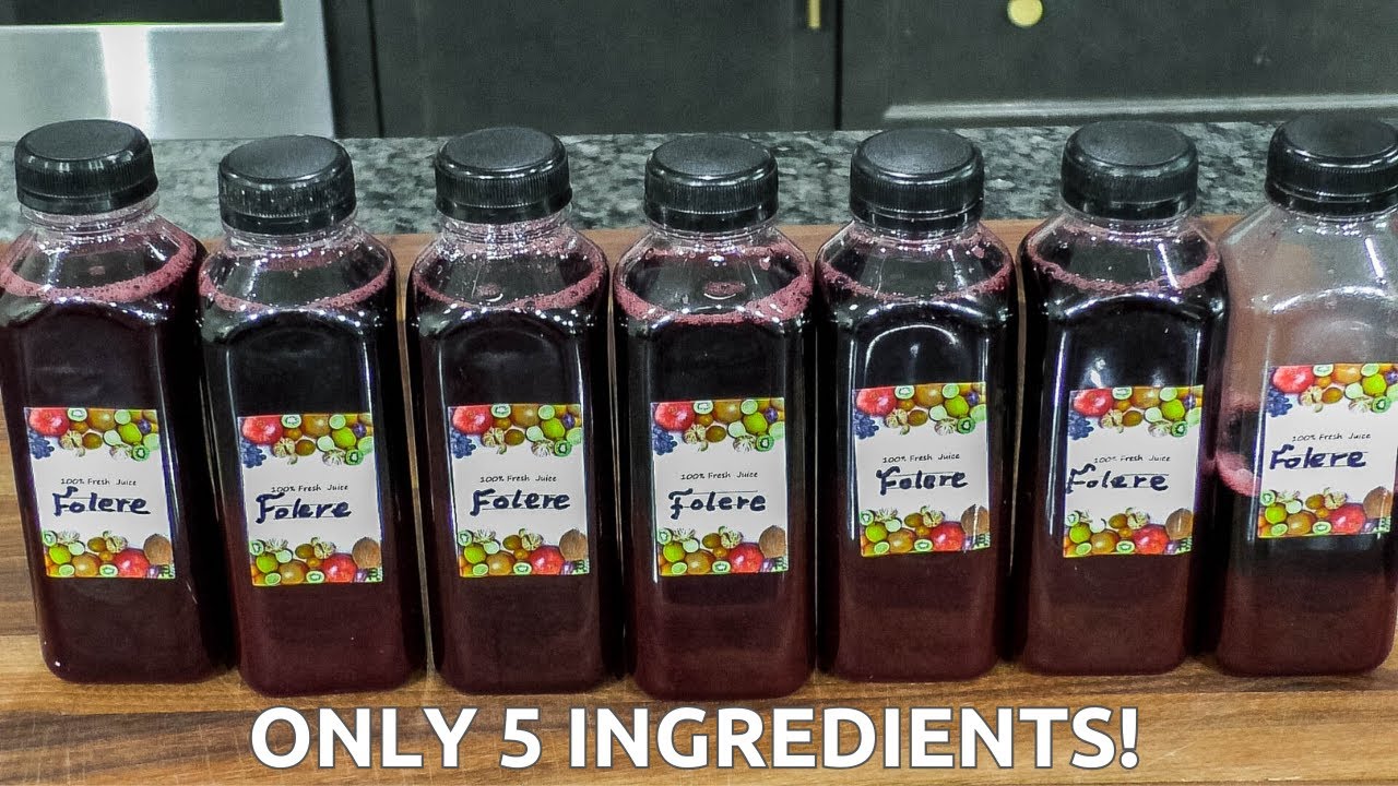 HOMEMADE FOLERE DRINK - 5 Ingredients Only! No Juicer! CAMEROONIAN ...