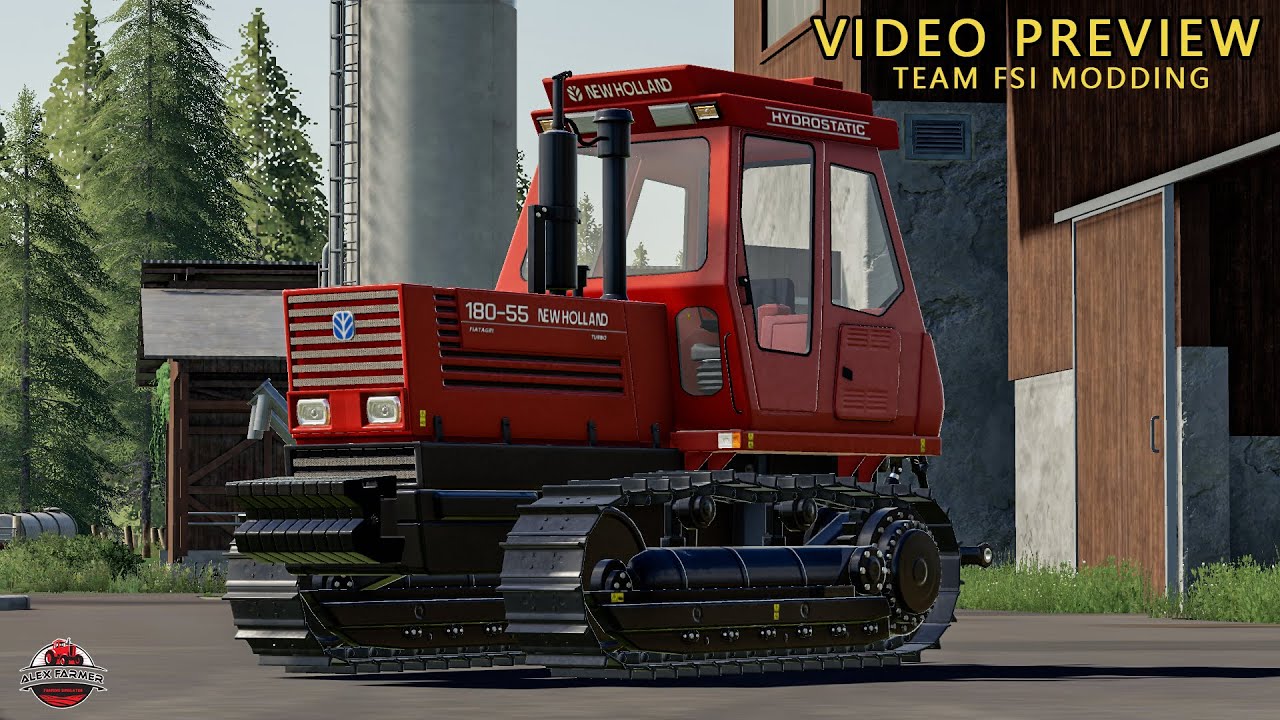 PREVIEW NEW HOLLAND 180-55 HYDROSTATIC FARMING SIMULATOR 19 BY TEAM FSI ...