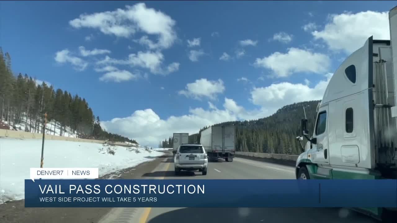 Vail Pass construction project restarting for summer 2022 - YouTube