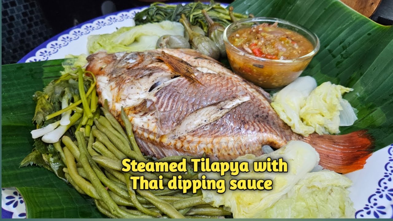Steamed Tilapya at gulay with Thai sawsawan. - YouTube