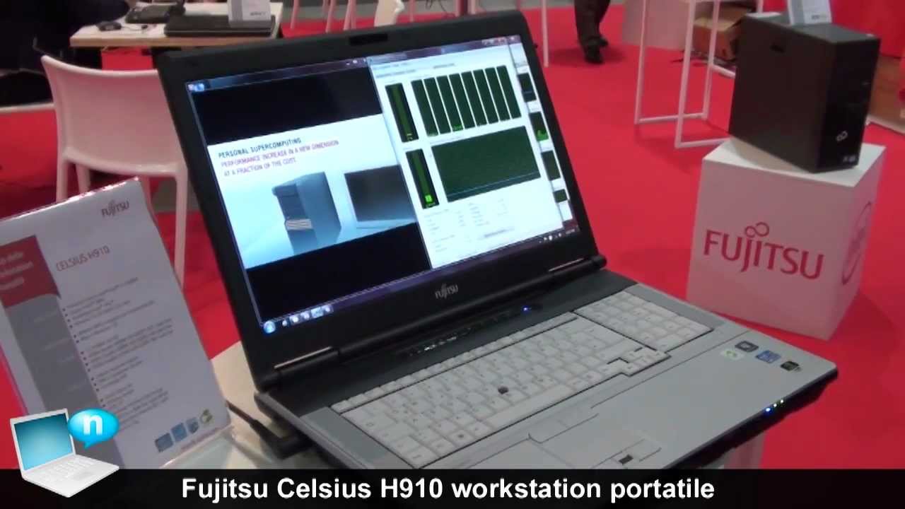 Fujitsu Celsius H910 workstation portatile - YouTube