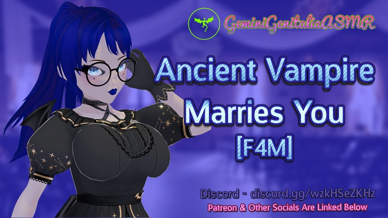 (F4A) ASMR - Ancient Vampire Marries You (Wedding) (Vampire) (Kissing ...