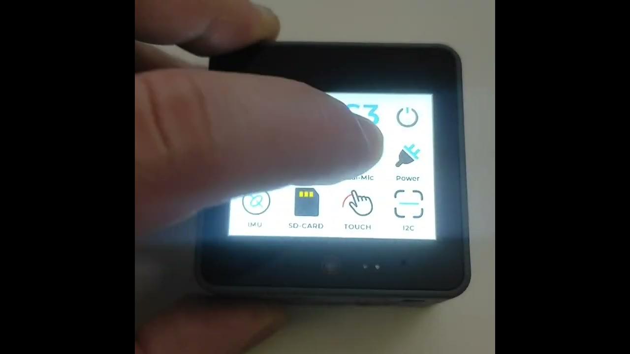 M5Stack CoreS3 - Factory Test - YouTube