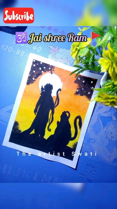 ||How to draw shree ram ji and hanuman ji drawing🚩|Shree Ram ji and hanuman ji drawing🕉️|| # ...