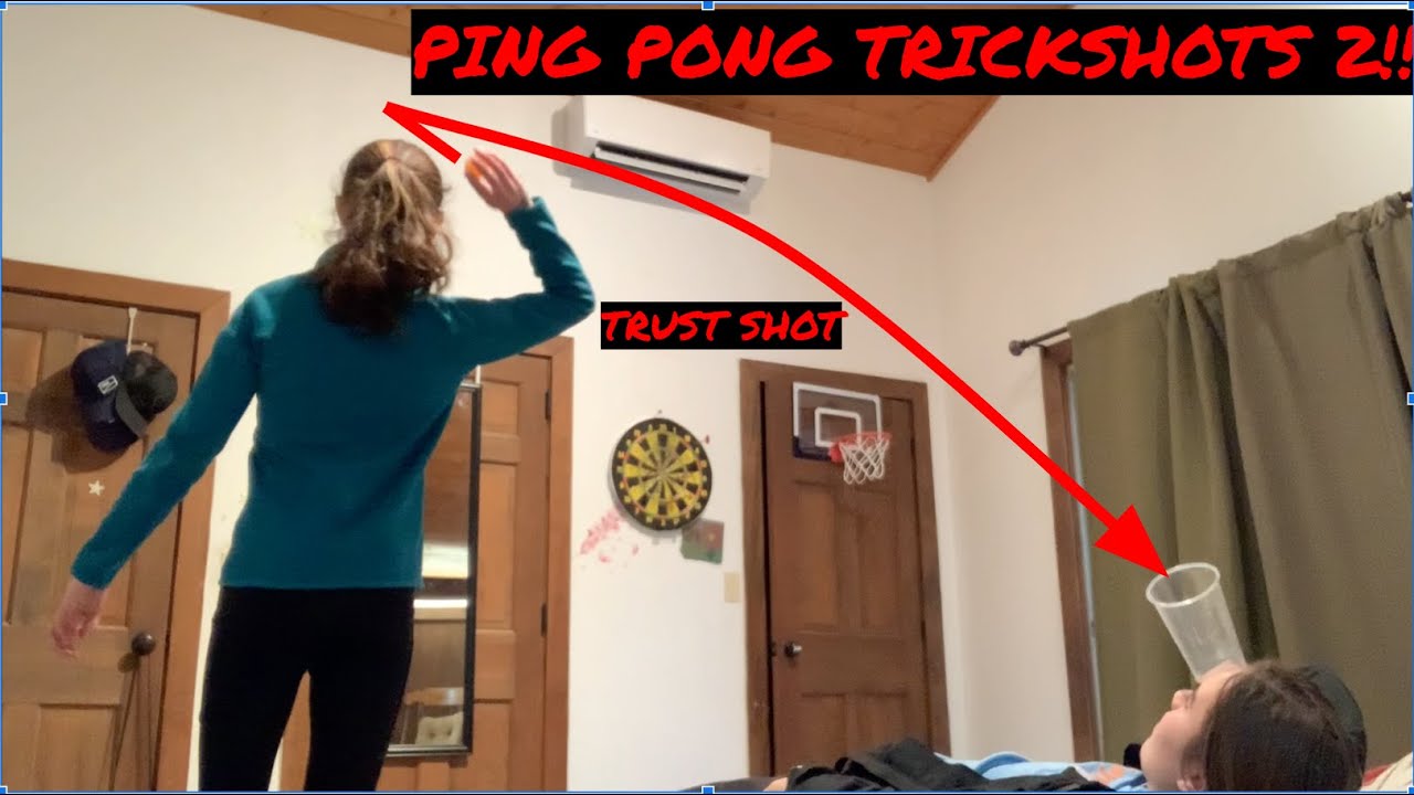 Ping Pong Trick shots 2 |Blown Away - YouTube