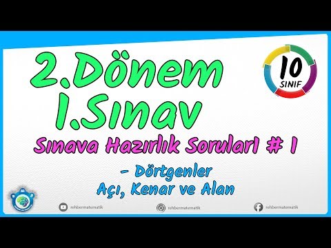 2.Dönem 1.Yazılı Sınav Hazırlık 10.Sınıf