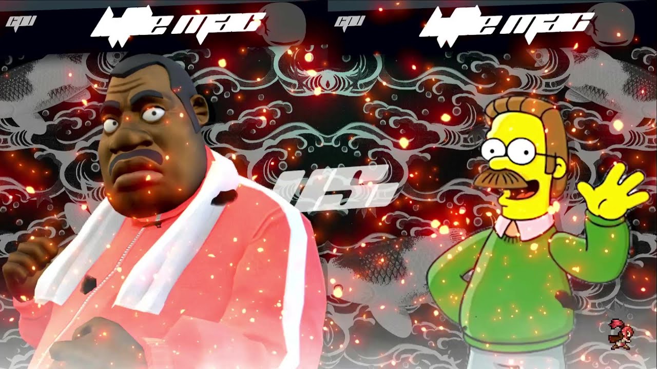 Flanders Vs Doc Louis - Super Smash Bros Mods - YouTube