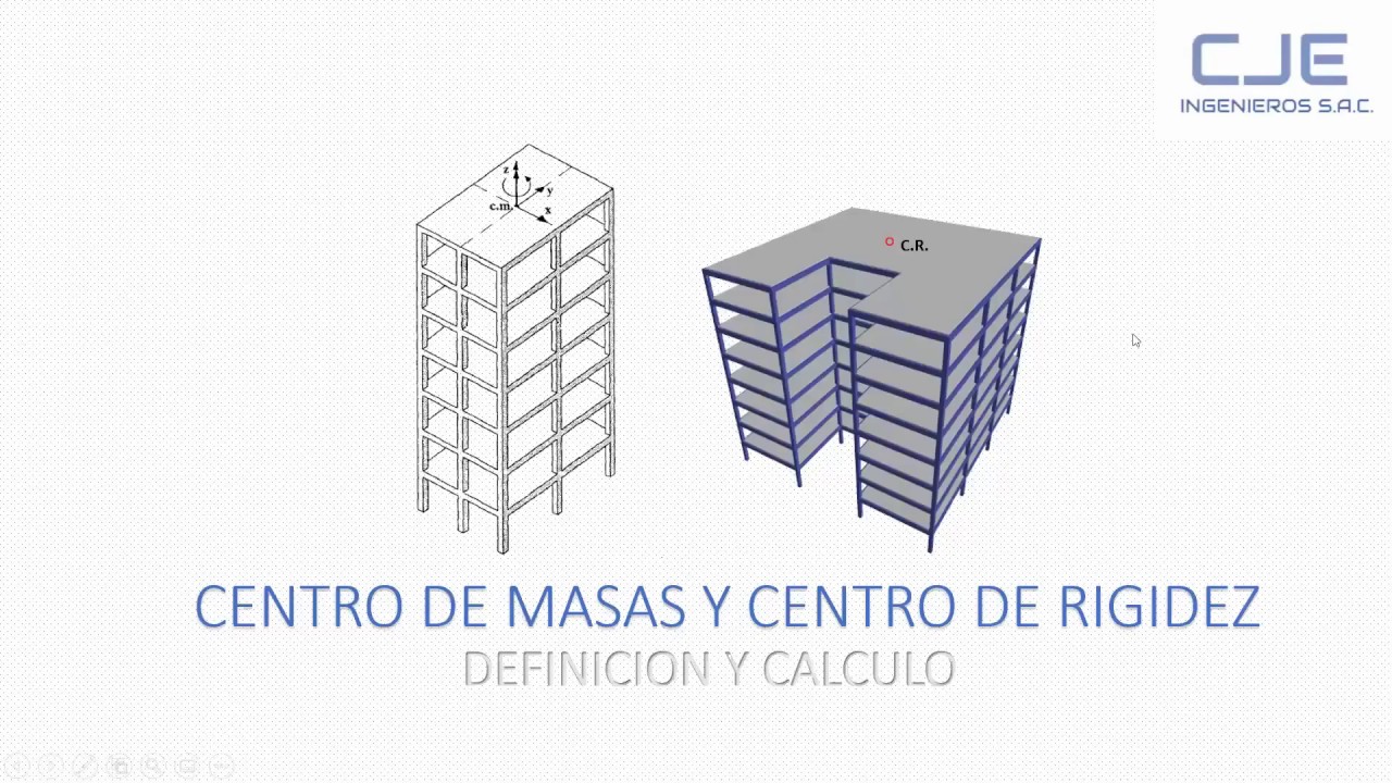 Centro de Masas y Centro de Rigidez - ETABS - YouTube