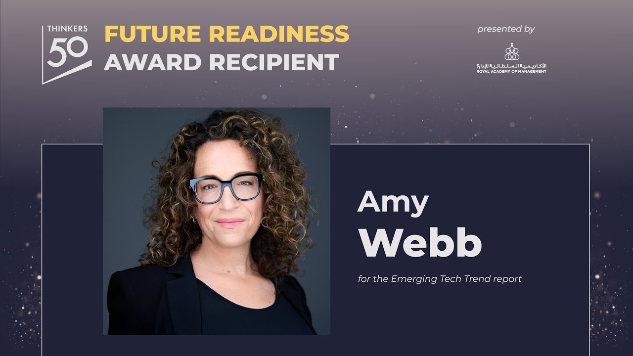 Thinkers50 Future Readiness Award 2025: Amy Webb - YouTube