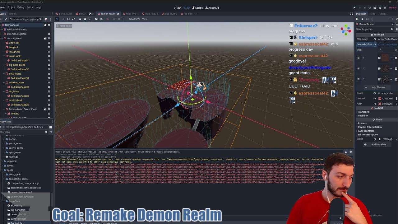 🤖Godot|🌋Remaking the Demon Realm😈 - YouTube