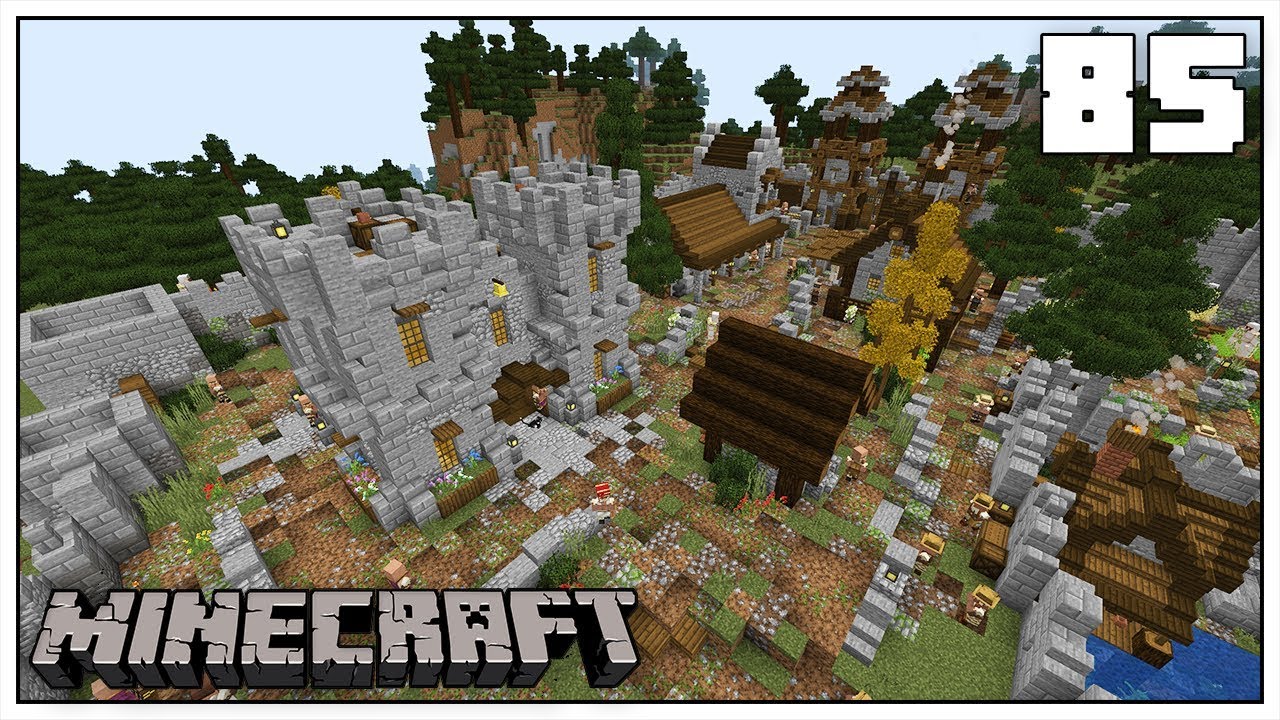 THE VILLAGE CHURCH!!! Episode 85 Minecraft 1.14 Survival Let's Play ...