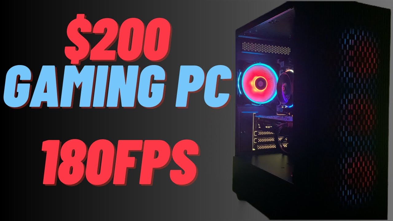 $200 Budget Gaming PC in 2023 | i3 9100F RX 570 - YouTube