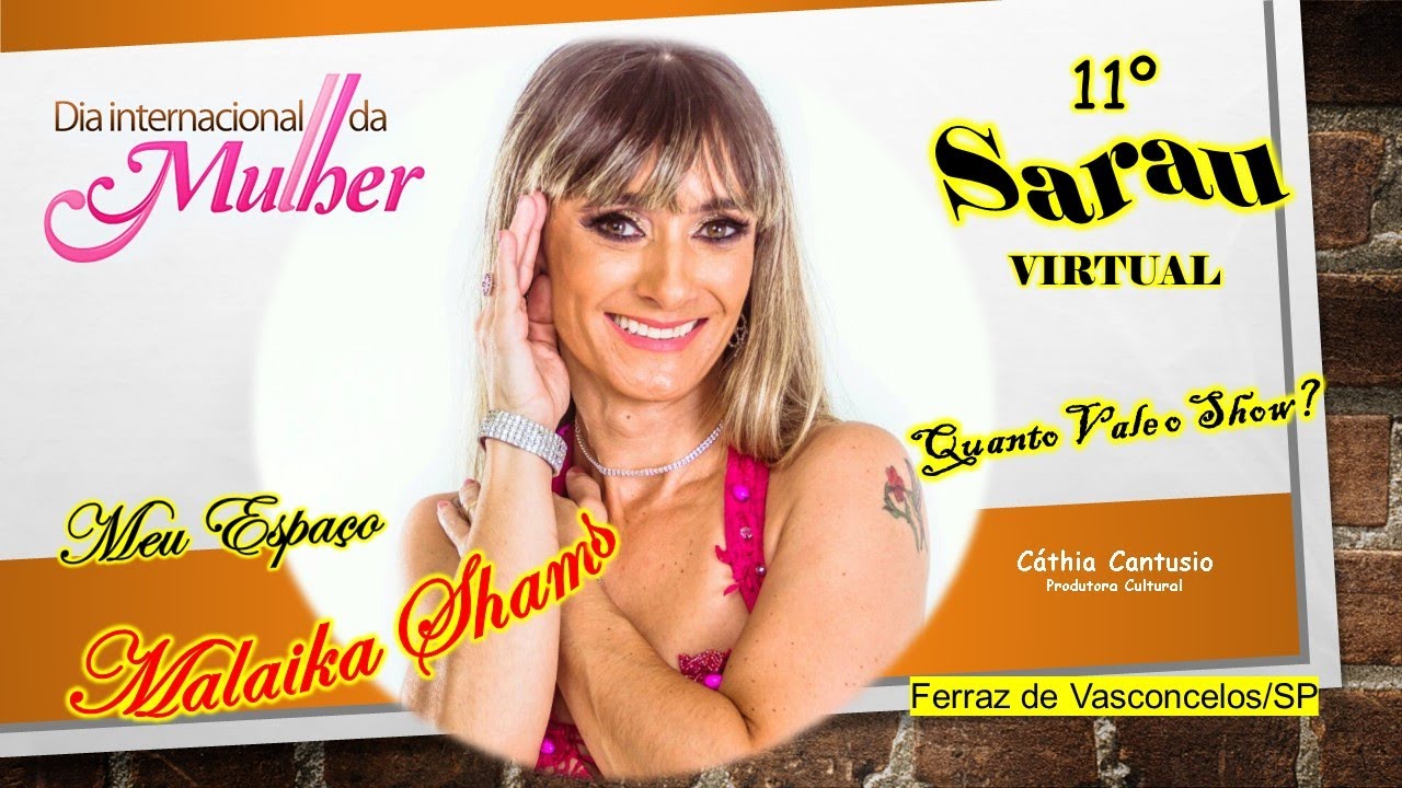 Malaika Shams - Ferraz de Vasconcelos/SP/Brasil - 11ª Sarau Virtual - 2021 - YouTube