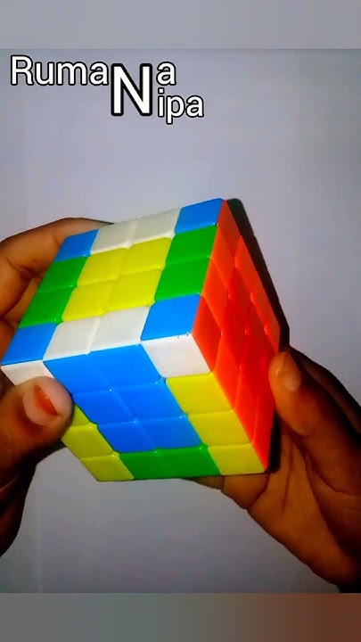 4×4 Rubik's Cube Pattern Solving | Rumana Nipa | - YouTube