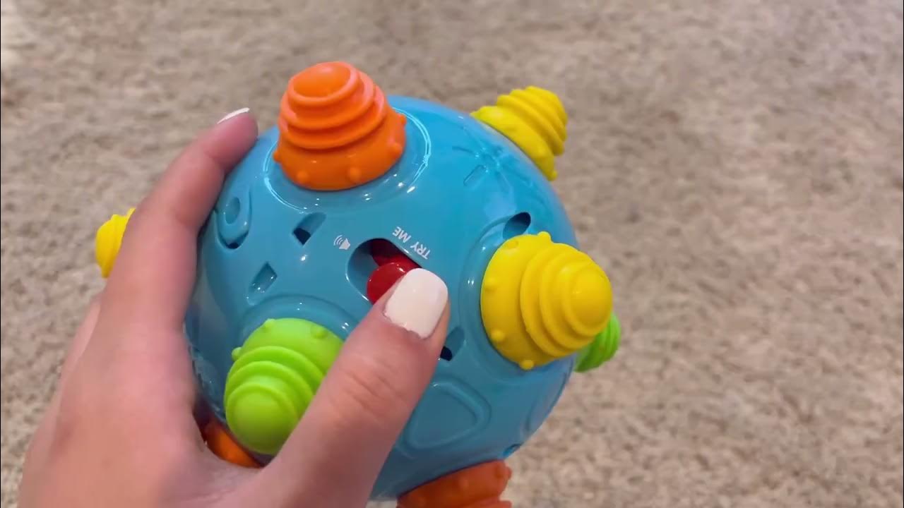 Bumble Ball for Babies,Crawling Sensory Toys for Toddlers,Baby Music ...