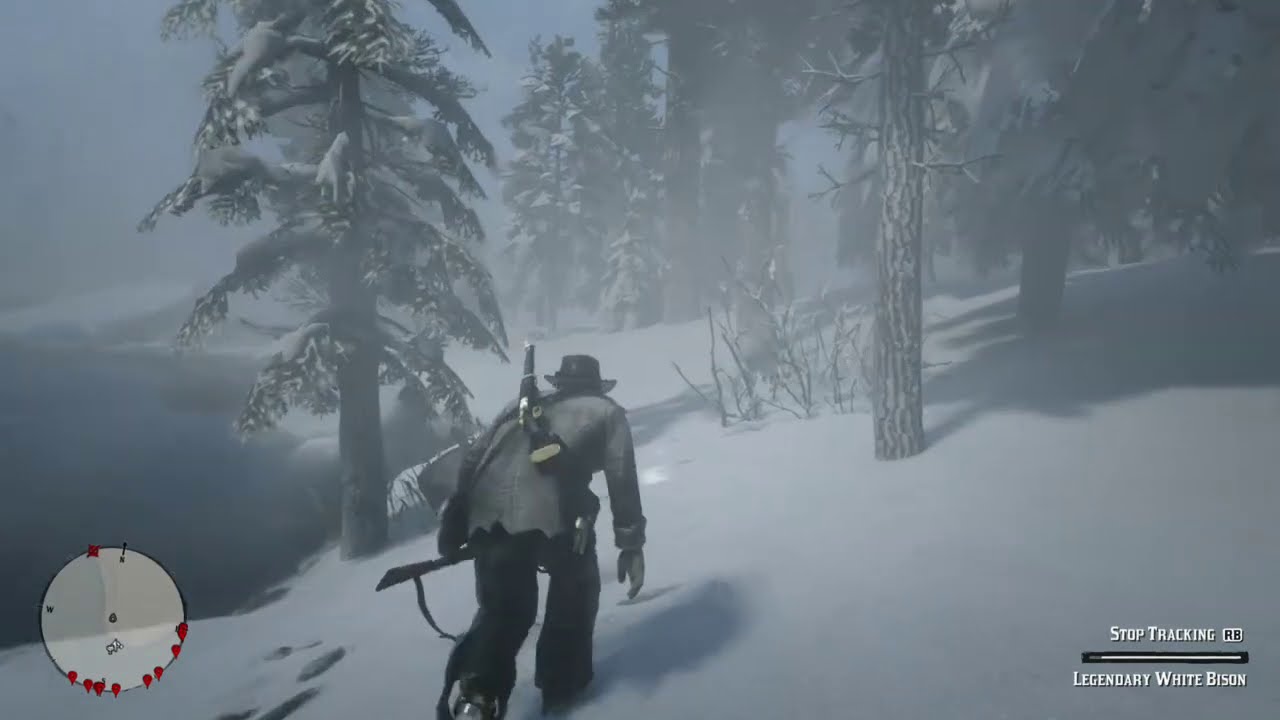 HUNTING THE LEGENDARY WHITE BISON!!! (RED DEAD REDEMPTION 2) - YouTube