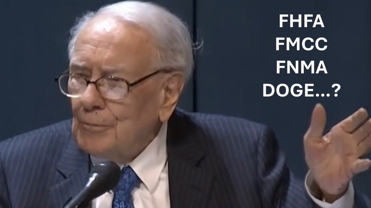 Buffet Sounding Like a DOGE Agency is Needed for FHFA Messed Up Incentives in Regulating FMCC ...