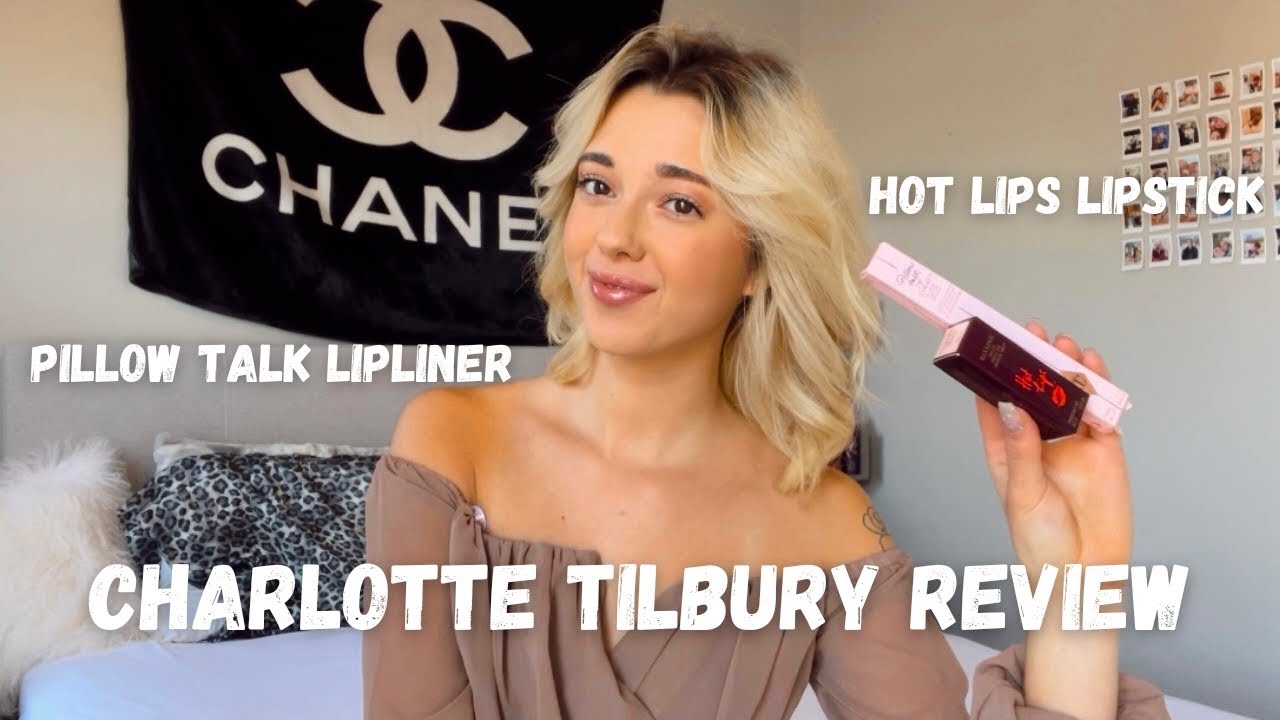 CHARLOTTE TILBURY PILLOW TALK LIP LINER VS KIM KW HOT LIPS LIPSTICK ...