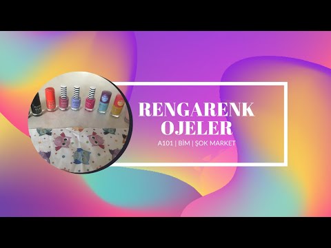 A101 | BİM | ŞOK MARKETTEN ALDIĞIM OJELERİ DENEDİM | RENK DEĞİŞTİREN OJELER DIŞINDAKİLERİ BEĞENDİM😊