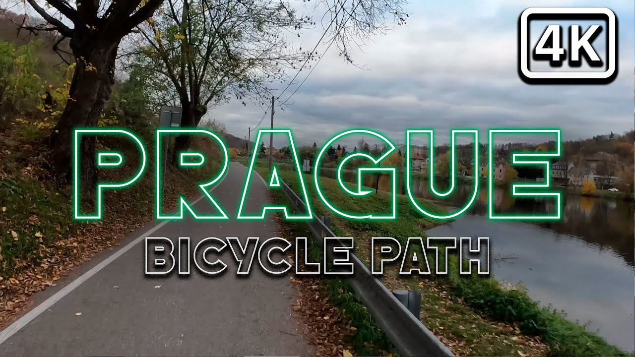WALKING in Prague | Czech Republic | bicycle path Prague A2 4K30 #praga ...