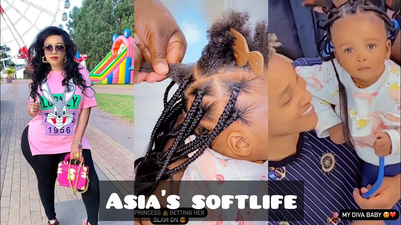 VERA SIDIKA shares cute video of Baby ASIA beautiful hairstyles//BROWN ...