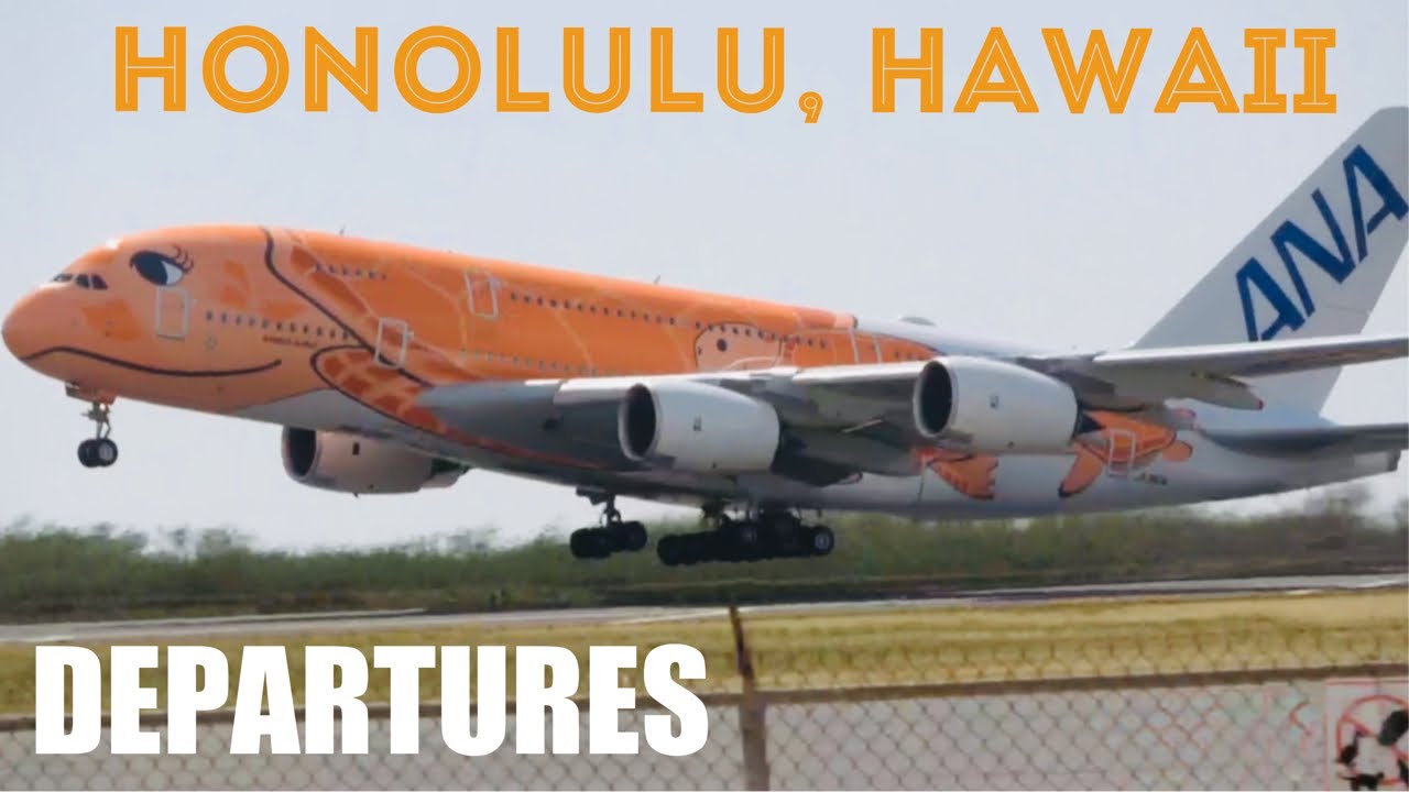 20 Minutes of Amazing Hawaiian 🌺 Plane Spotting in [4K] at Honolulu ...