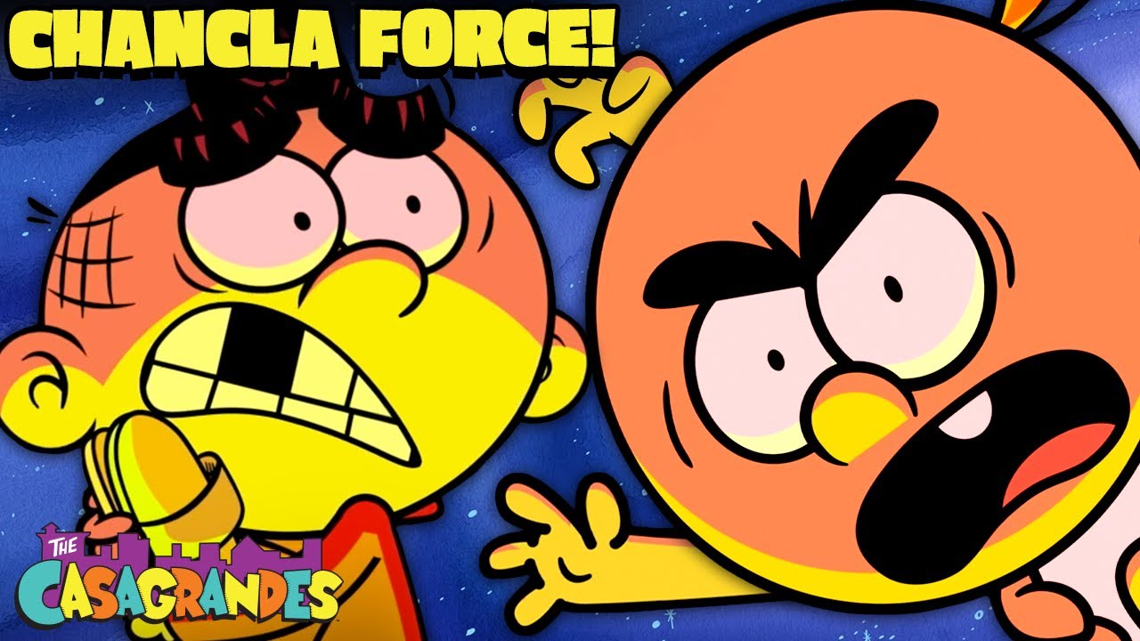 Baby Carlitos Makes A Mess! 'Chancla Force' | The Casagrandes - YouTube
