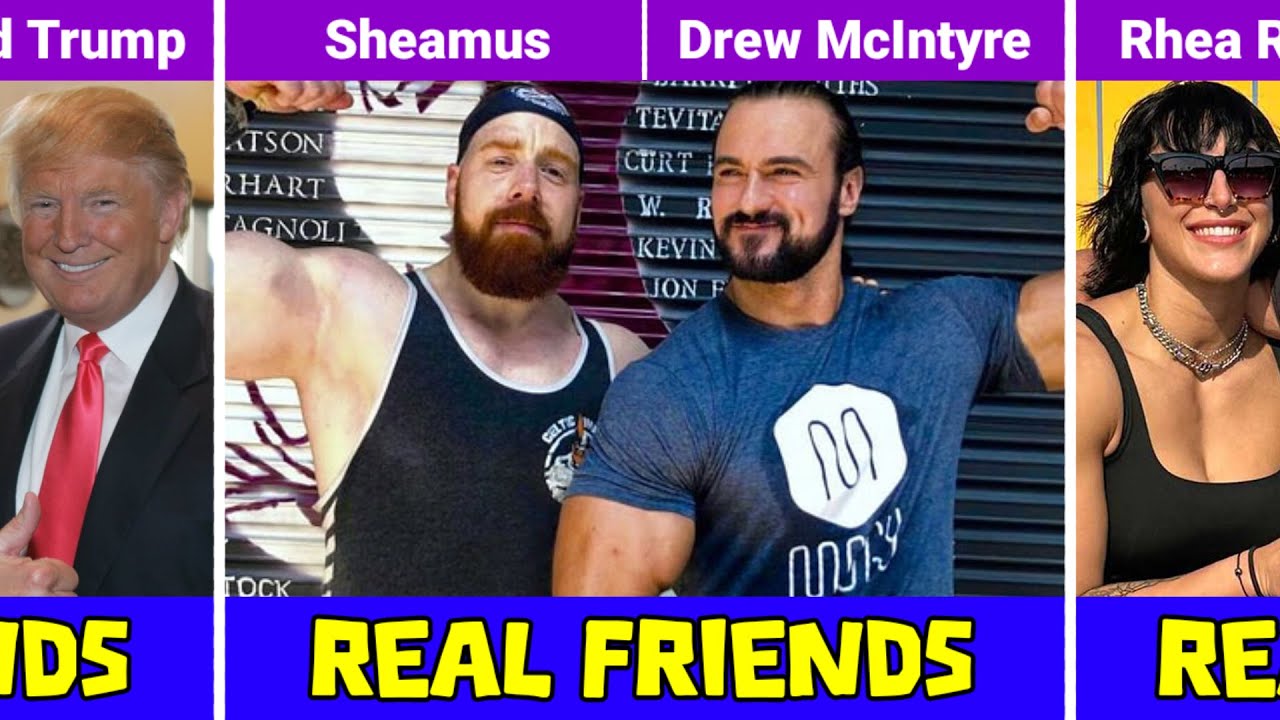 WWE Wrestlers: Who Are Real Life Best Friends - YouTube