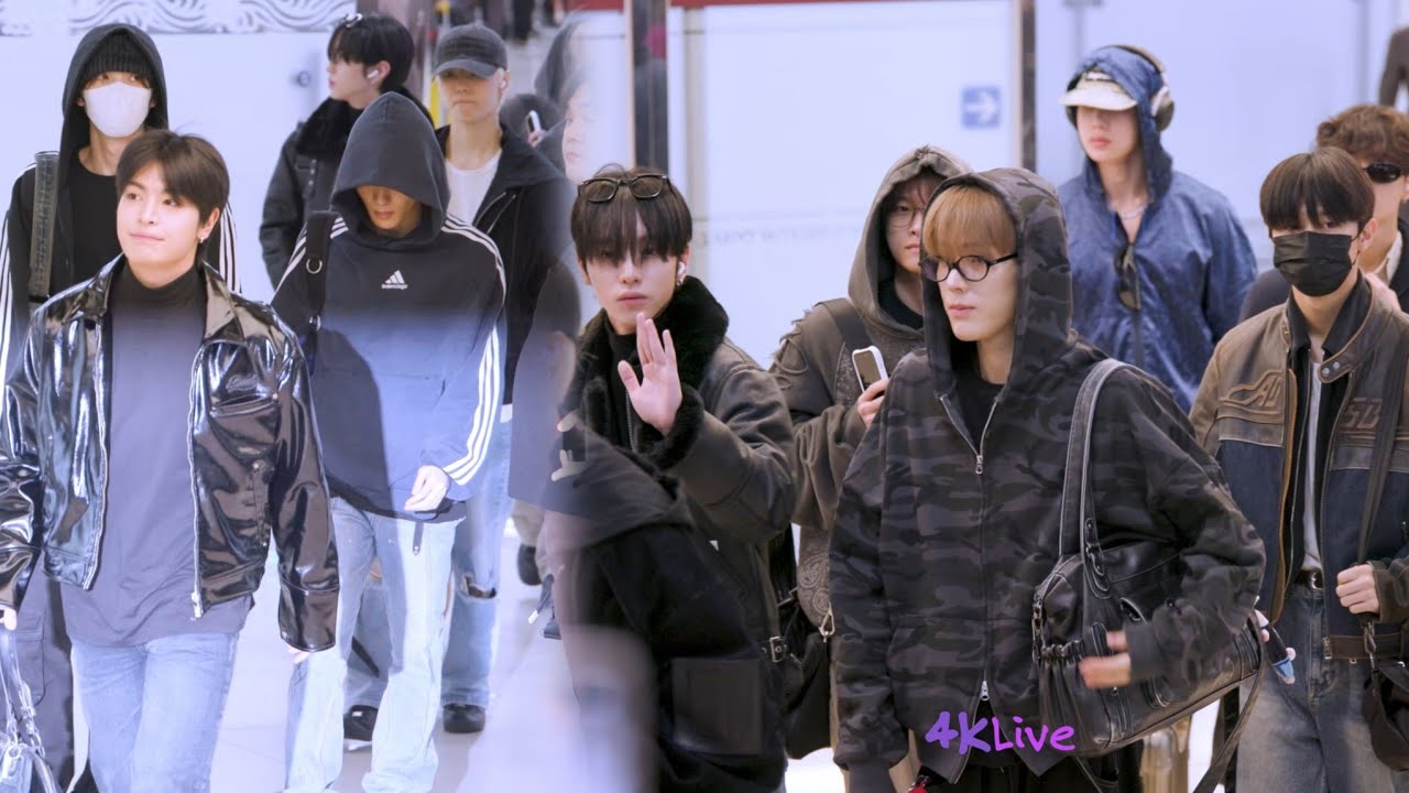 xikers 싸이커스 Gimpo GMP Arrival from Tokyo after Music Bank Global ...