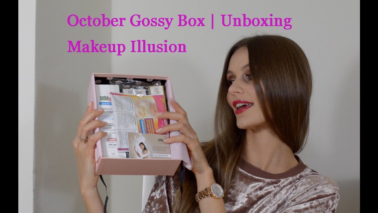 October Glossy Box | Unboxing | Makeup Illusion - YouTube