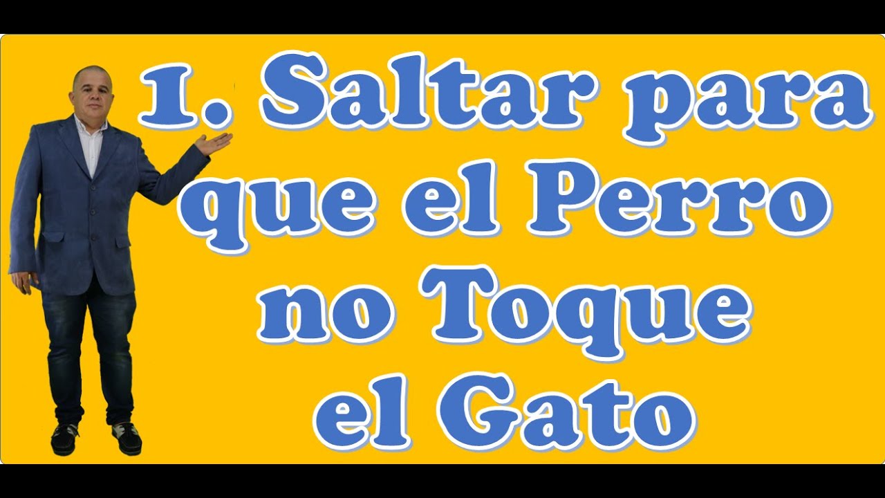 1 Saltar para que el Perro no Toque el Gato - YouTube