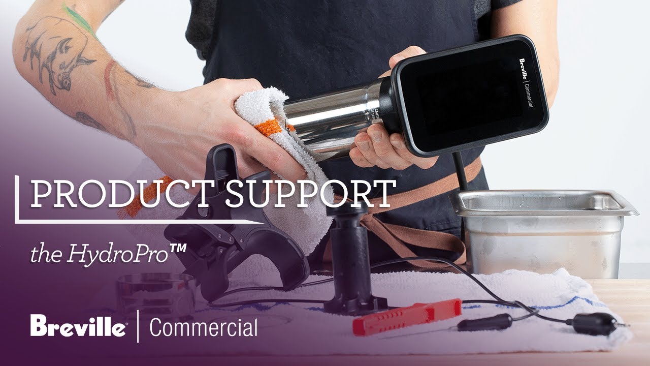 The HydroPro™ | A simple cleaning routine | Breville Commercial - YouTube