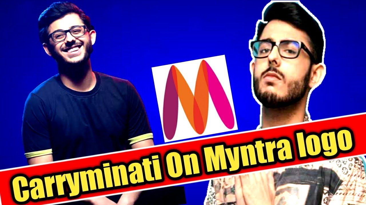 Carryminati on Myntra logo controversy 😂 - YouTube