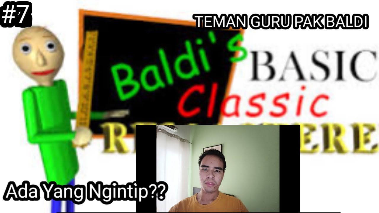 Baldi's basics Classic Remastered Horror Game Gameplay Main #Baldi's ...