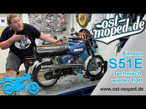 Simson S51 Enduro | Technisch wieder auf Vordermann! Kabelbaum, Motor, Vape | ost-moped.de