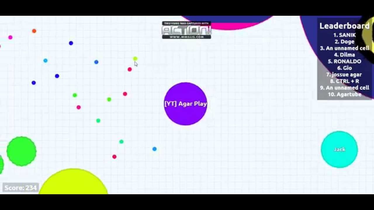 Agar.io GamePlay- Agar Play - YouTube