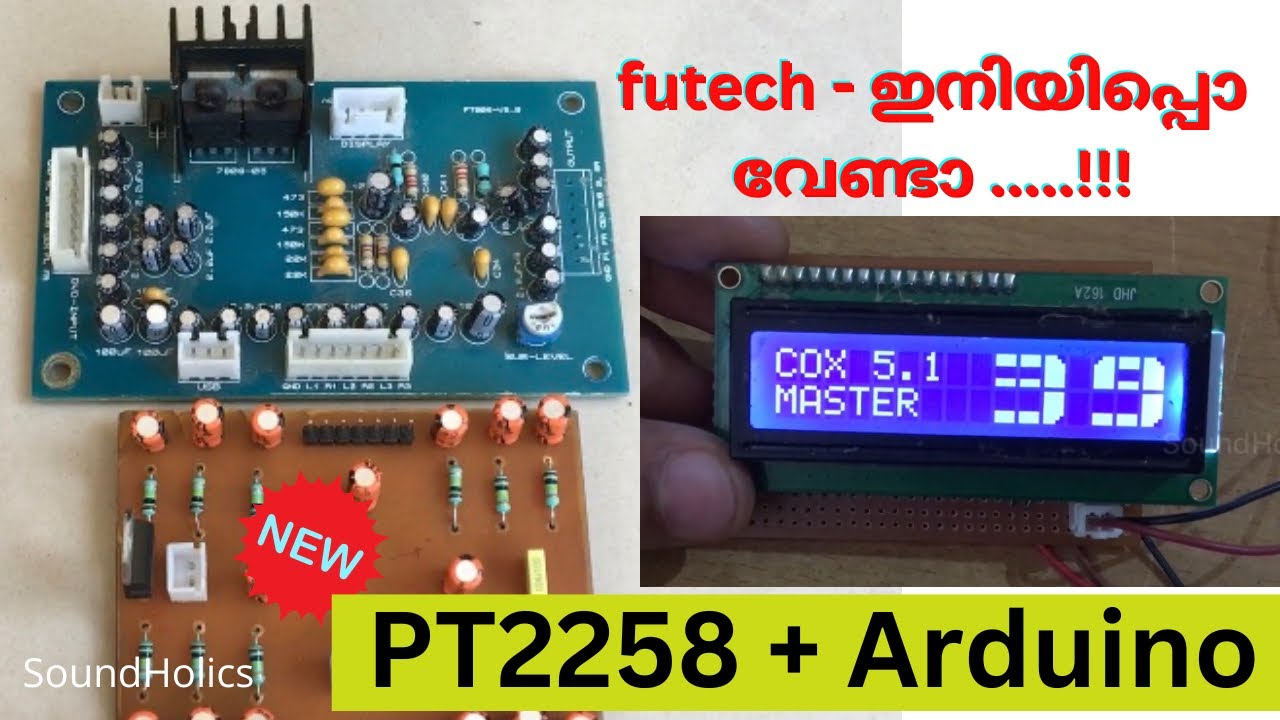 Diy 51 Remote Kit 🥰 Pt2258 Arduino Malayalam Soundholics Youtube