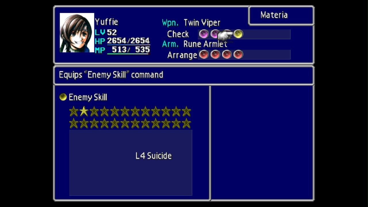 FF7 (R2PG) - Godo / Learning Enemy Skill "Trine" Nr. 4 - YouTube