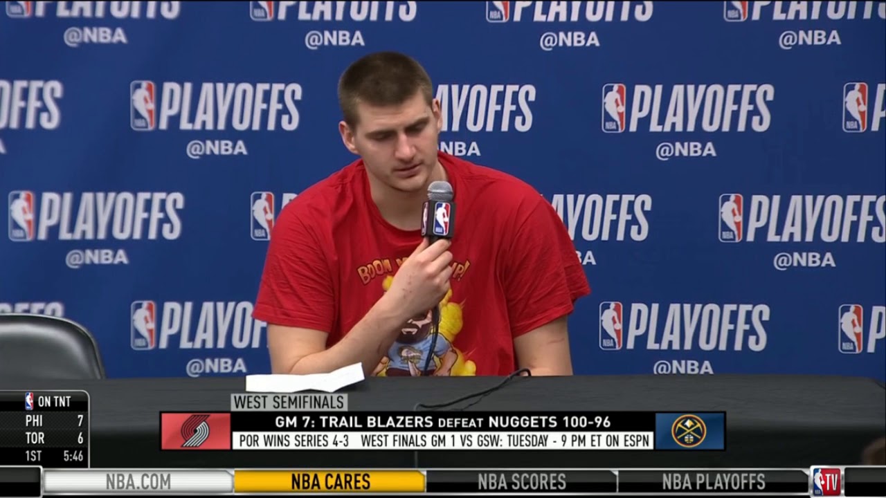 Nikola Jokic "depressed" on Postgame Interview: Nuggets lost series 3-4 ...