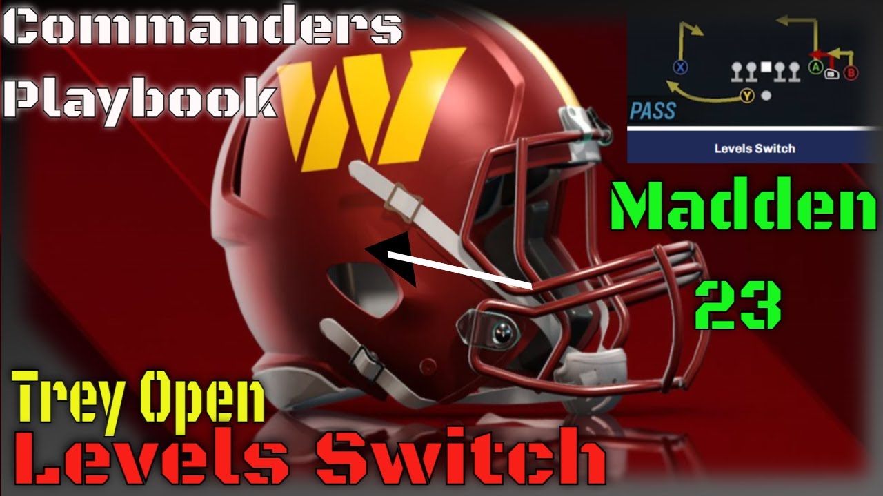 Commanders Playbook - Gun Trey Open - Levels - Madden23 - YouTube