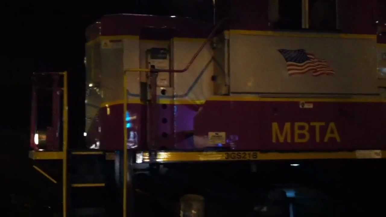 MBTA Genset coming out of Boston through Cambridge - YouTube