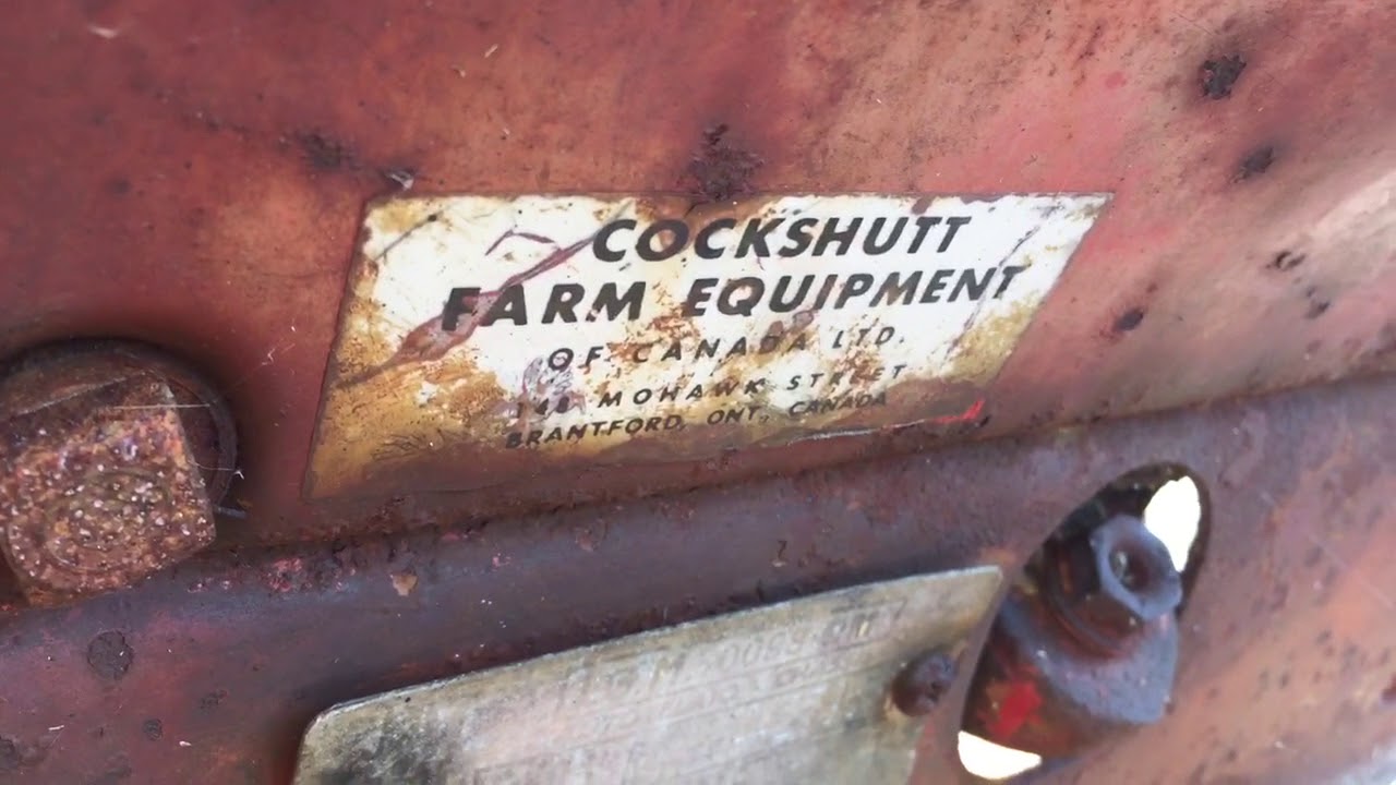 Cockshutt 411R runs again! - YouTube