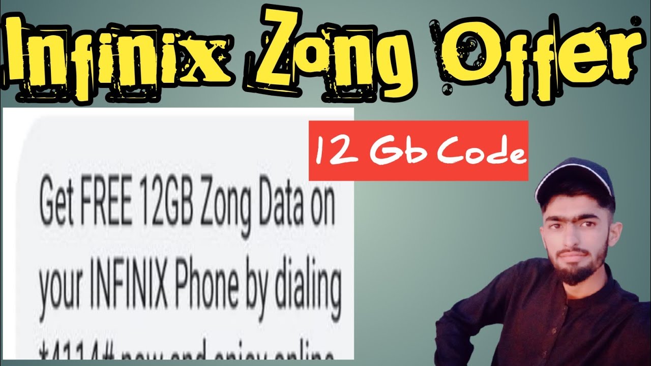 Infinix zong offer 12 gb free internet code | zong free mb code #zong # ...