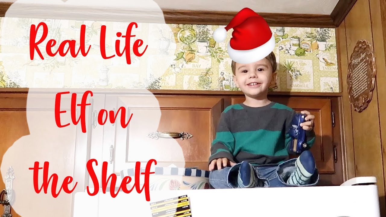 Real Life Elf On The Shelf At Thanksgiving - YouTube