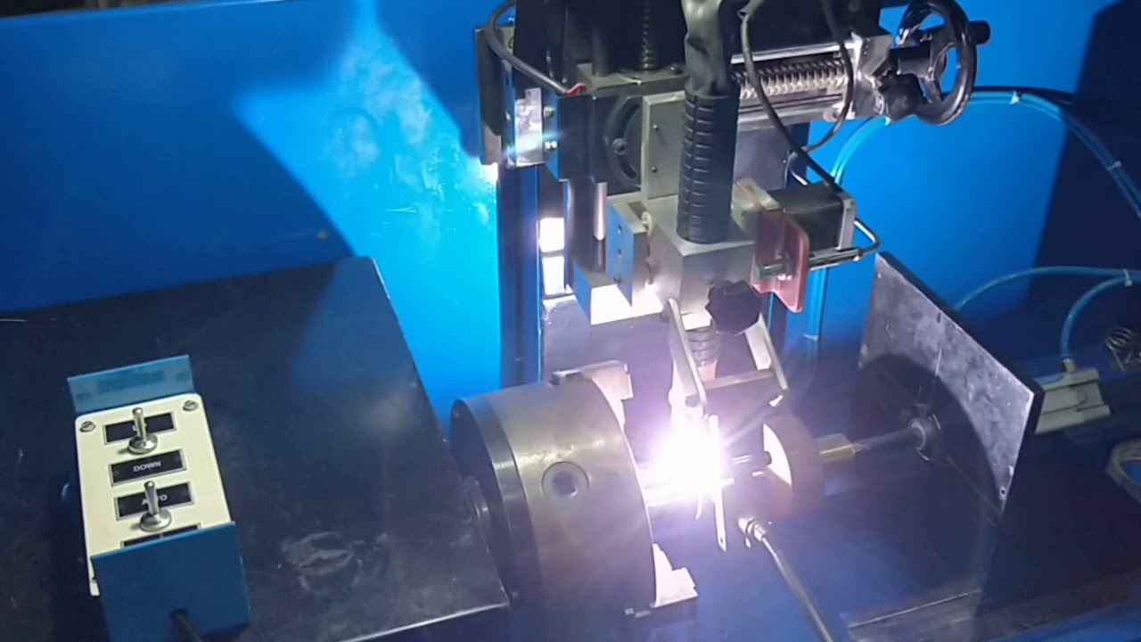 Pipe to Flange and END cap welding system for 15 - 50 NB pipes - YouTube